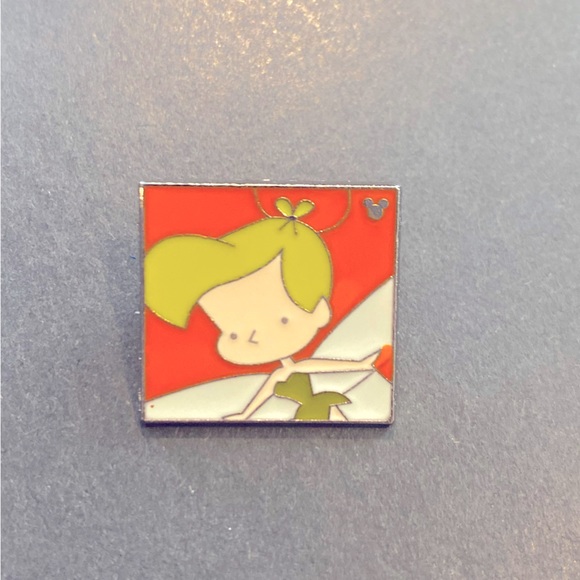 Disney | Other | Disney Pin Tinkerbell Square Pin | Poshmark
